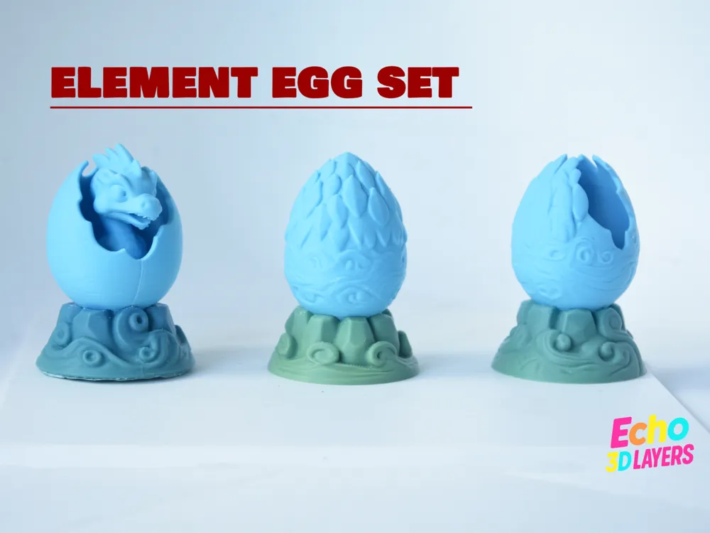 Elemental Dragons – Water by Echo 3D Layers MakerWorld: Download Free 3D Models