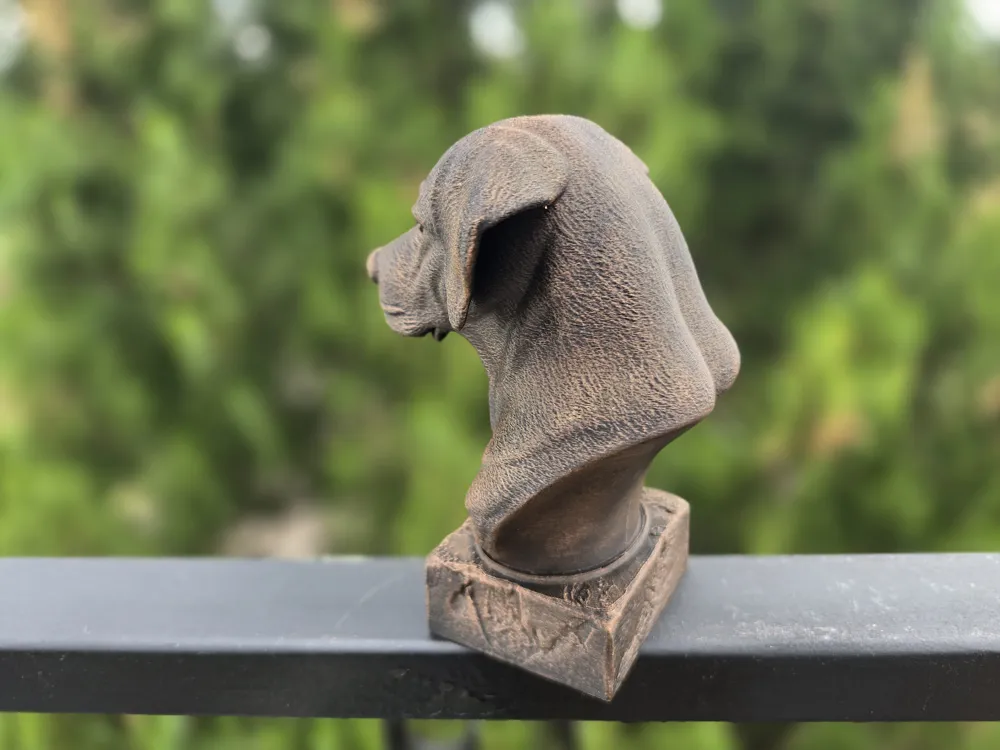 RHODESIAN RIDGEBACK BUST - Free 3D Print Model - MakerWorld