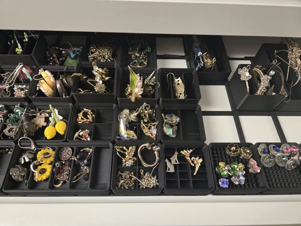 Custom Jewelry Organizers Variety Pack Gridfinity - Free 3D Print Model ...