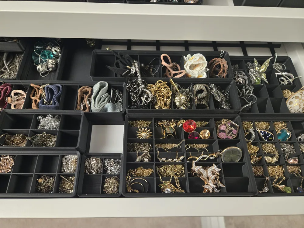 Custom Jewelry Organizers Variety Pack Gridfinity - Free 3D Print Model ...