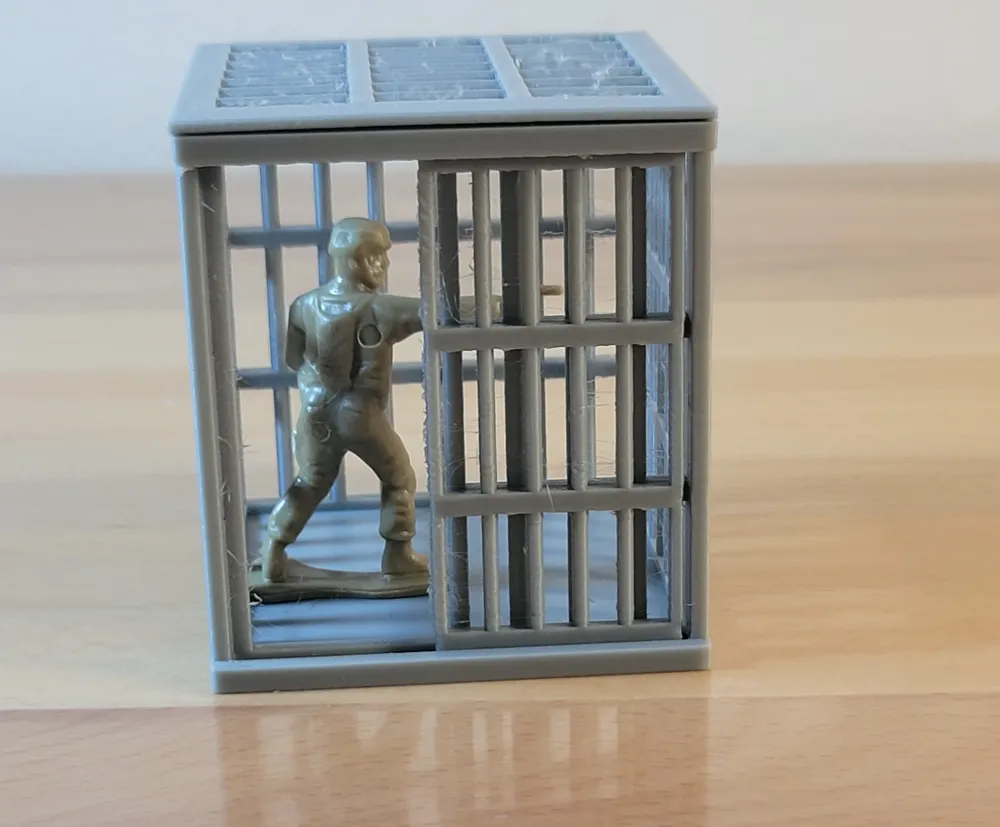 Jail Cell - Free 3D Print Model - MakerWorld