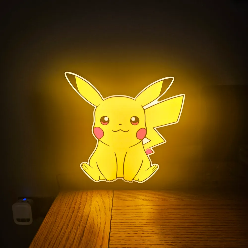 Boîte à lumière LED Pikachu par SuperiorOrganiserSolutions - MakerWorld