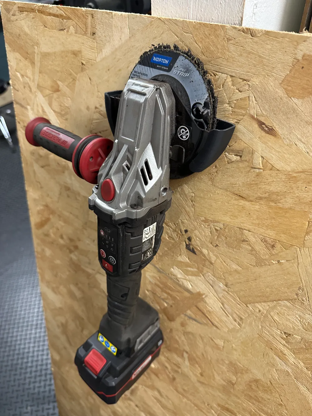 Angle grinder wall mount (no support needed) by Making Addicted ...