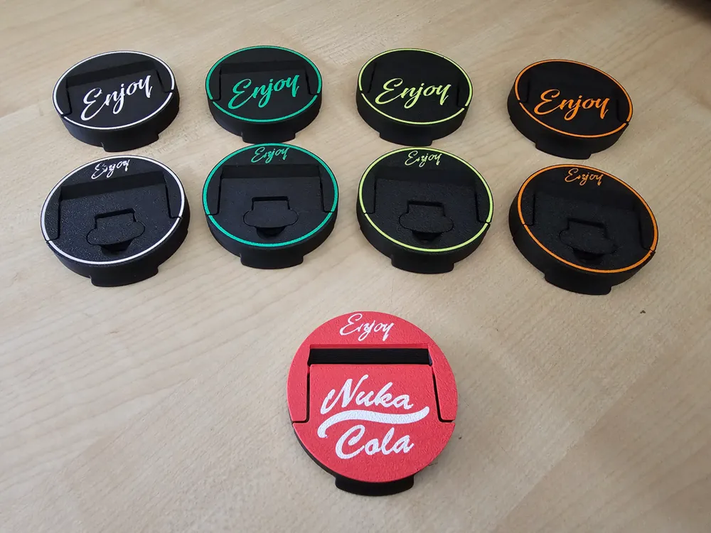 Can lid -NUKA COLA- - Free 3D Print Model - MakerWorld