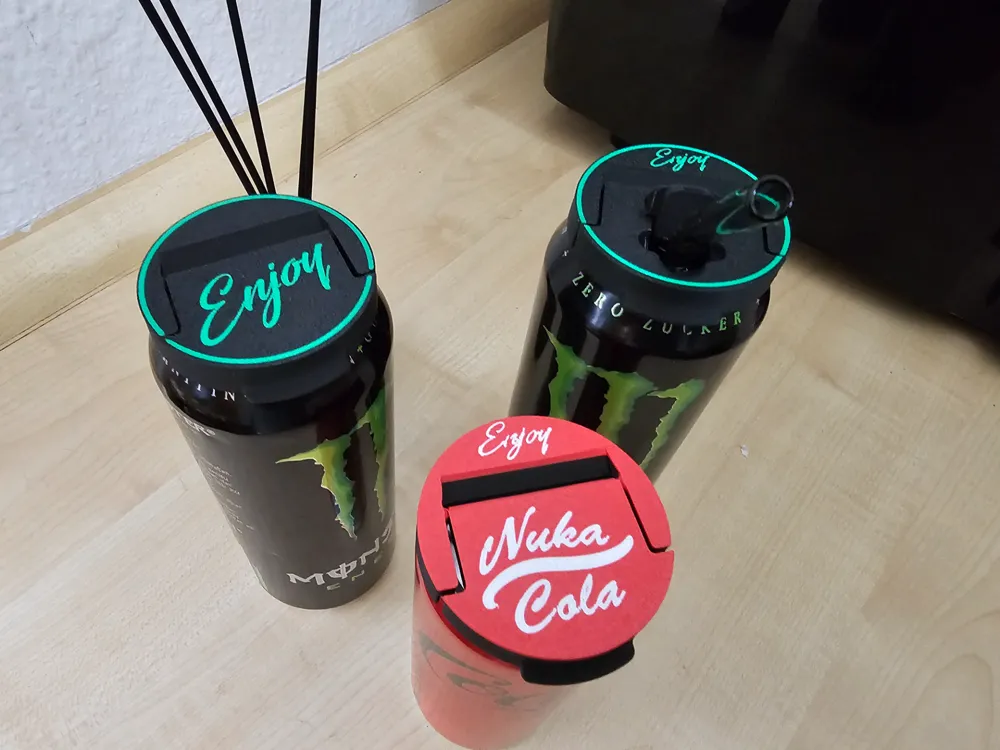 Can lid -NUKA COLA- - Free 3D Print Model - MakerWorld