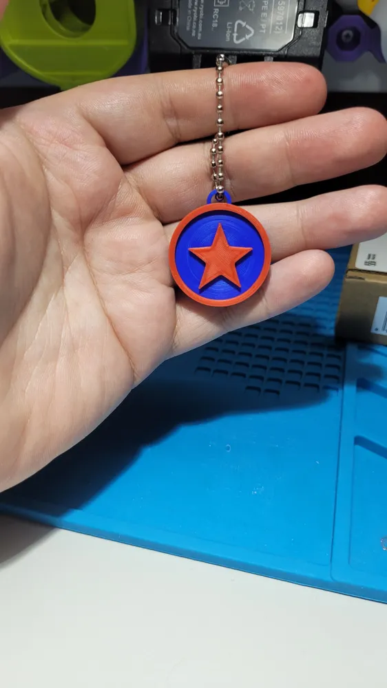 Sum 41 Star Double Sided Keychain - Free 3D Print Model - MakerWorld