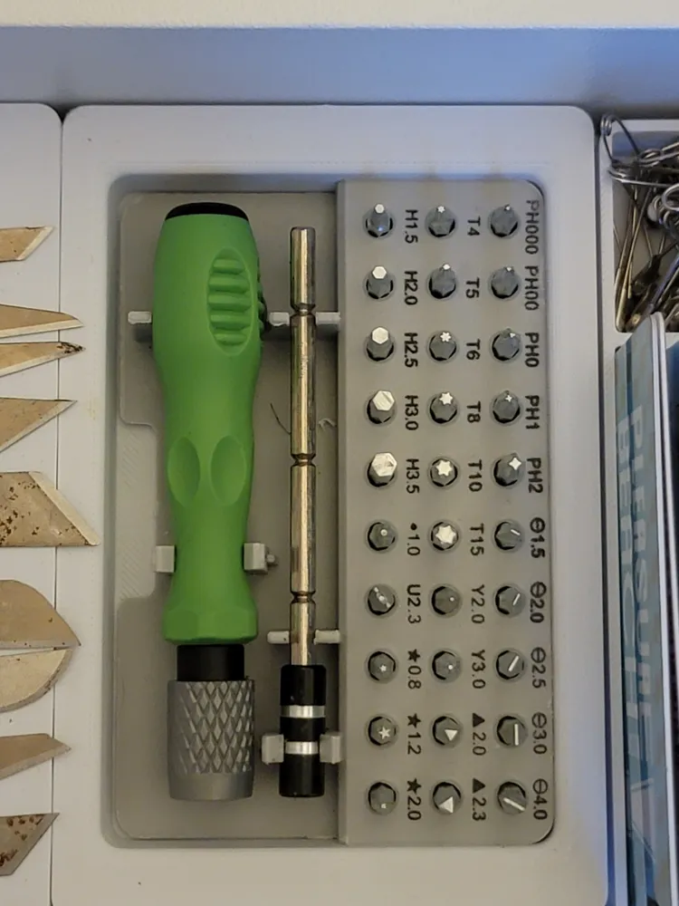 Screwdriver Driver Set Holder Gridfinity by alfieblizzard MakerWorld ...