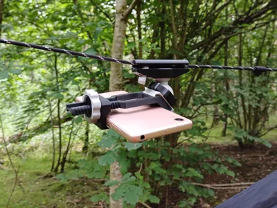 Phone holder for hammocks, tents, rope lines by HexCreate MakerWorld ...