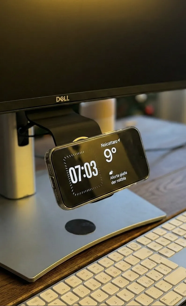 Minimalist MagSafe Monitor Arm StandBy Mode Ready - Free 3D Print Model ...