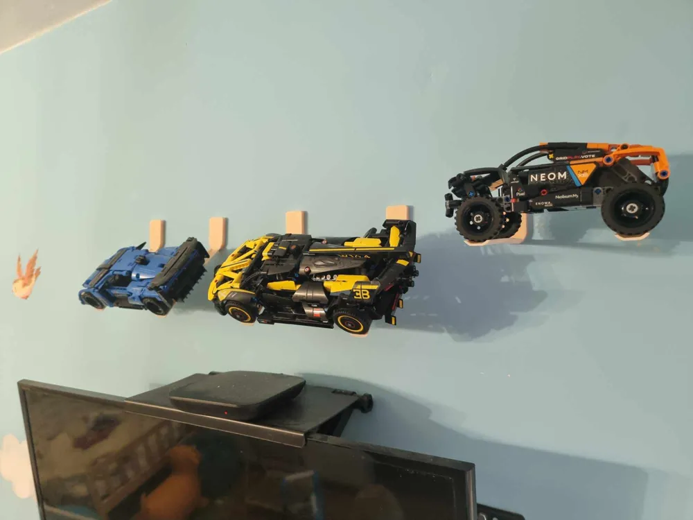 BRICKS LEGOS CAR WALL MOUNT by SIODLO92 MakerWorld: Download Free 3D Models