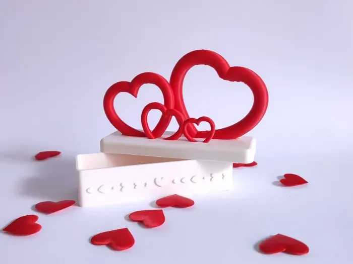 Caixa AMOR presente de Dia dos Namorados - Modelo gratuito para ...