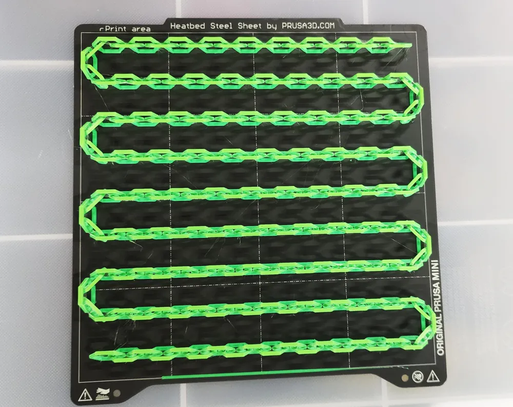 236cm/7'9" Long Hex Chain for MINI - Print in place by TripleGWorkshop ...