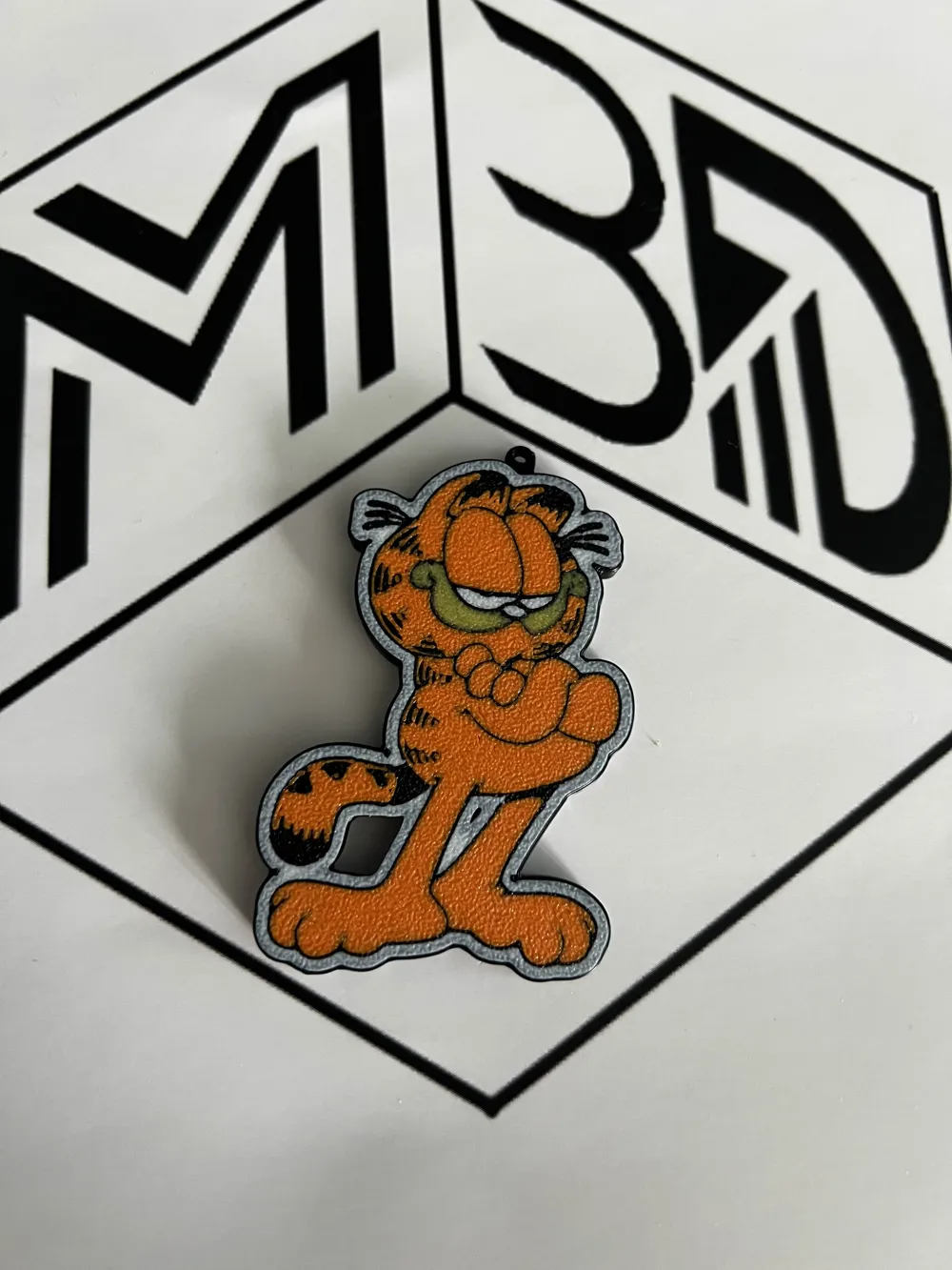 Cat Garfield Keychain by meydey3D MakerWorld: Download Free 3D Models