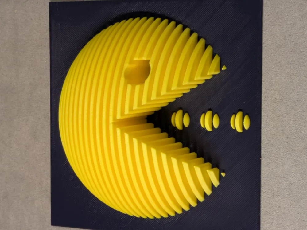 Pac-Man - Layered Sculpture by 3dprintedartuk MakerWorld: Download Free ...