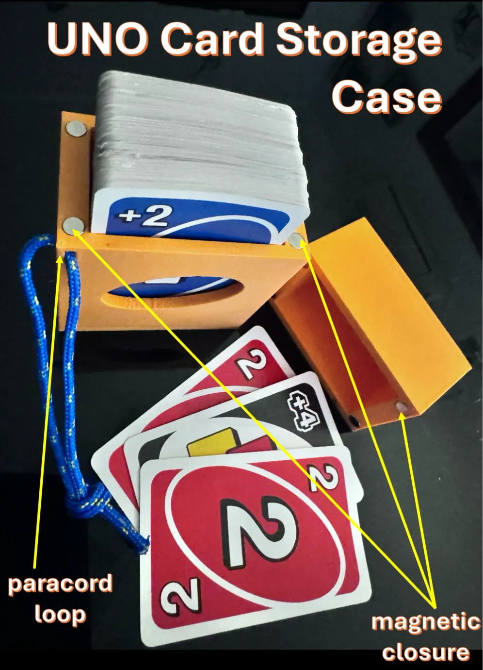 Uno Card Storage Case by Commodo - MakerWorld