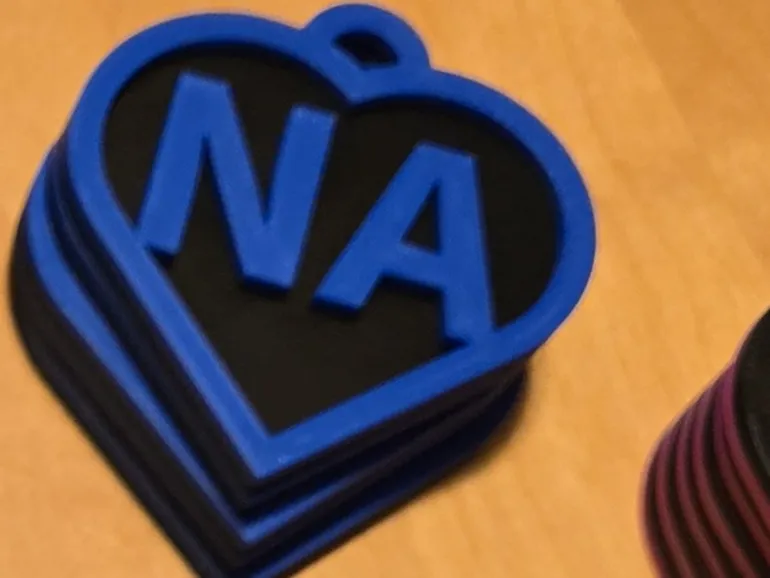 NA heart ornament by LiquidFiend - MakerWorld