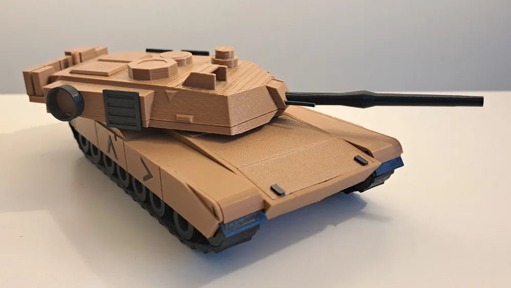 1:40 RC M1 Abrams Replica by THE MOC CHANNEL - MakerWorld
