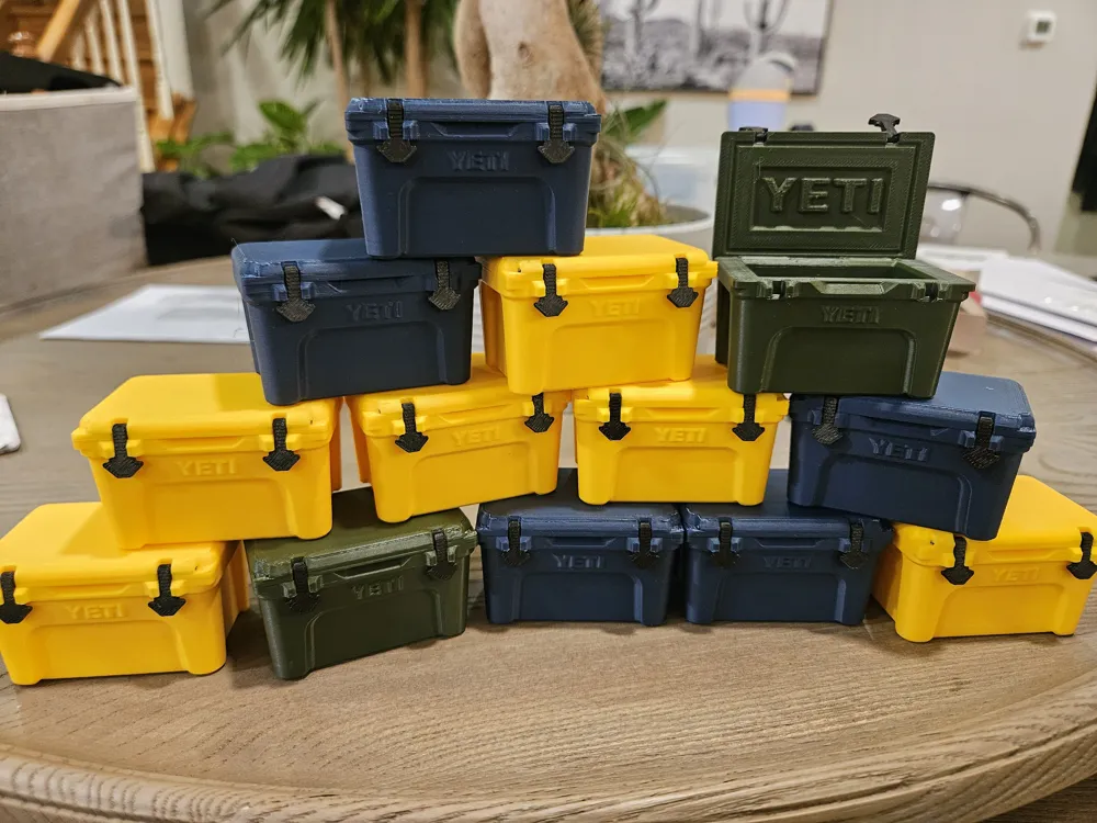 Miniature YETI Cooler Model - Free 3D Print Model - MakerWorld