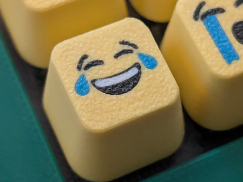Crying Laughing Emoji Keycap by swerly - MakerWorld