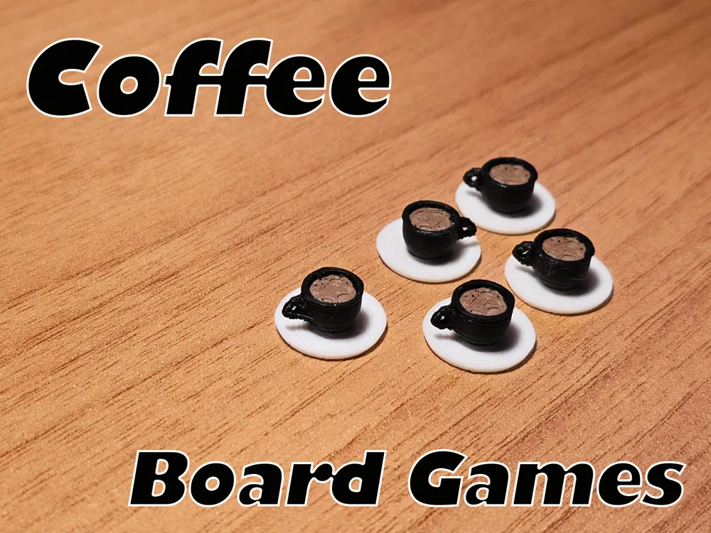 Coffee - Board Game / Caffè' - Gioco da tavolo by SuperKaos - MakerWorld