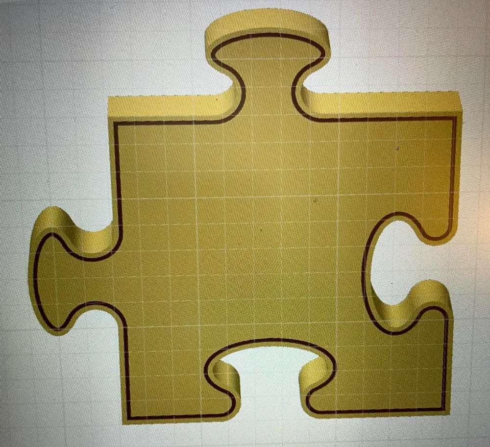 Plain puzzle piece You can personalize it! by painters98 - MakerWorld