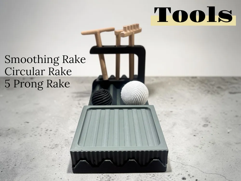 Moku System - Zen Garden Desk - Free 3D Print Model - MakerWorld