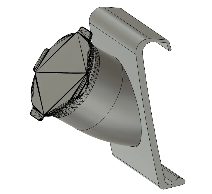 VW Superbeetle Ash Tray Quad Lock Mount - Free 3D Print Model - MakerWorld