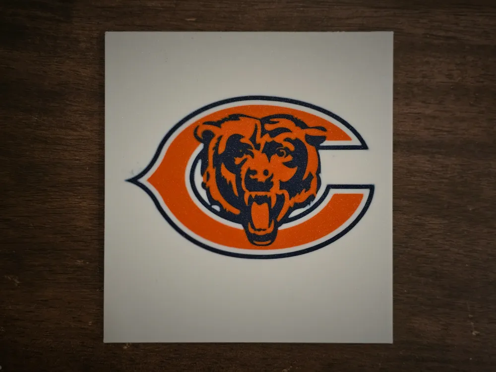 Chicago Bears Logo for Light Box by miker73 - MakerWorld