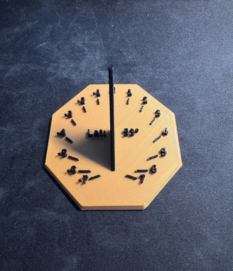 Parametric Sundial Clock by ilikefreecad - MakerWorld