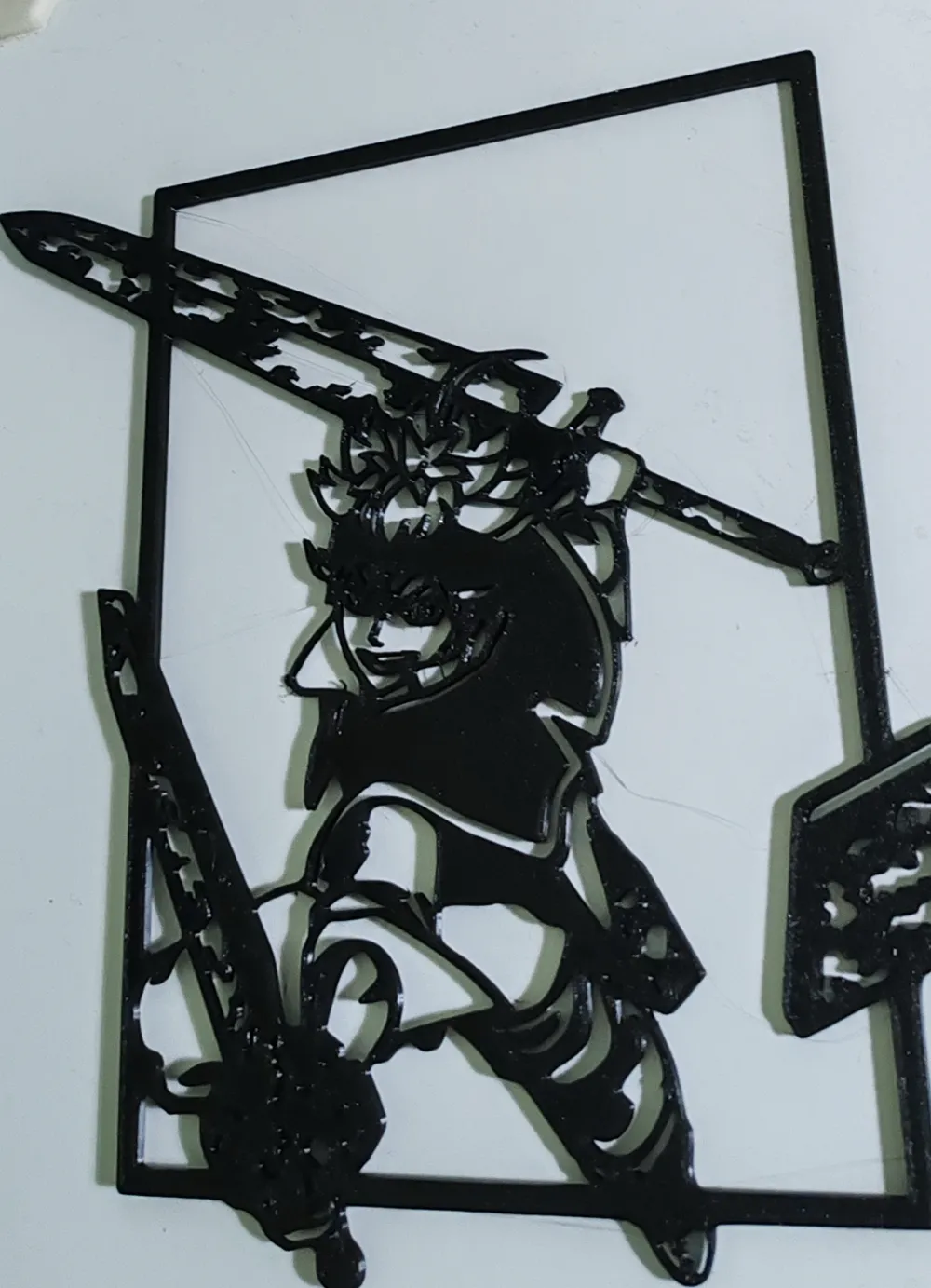 Asta Black Clover anime 2d fan art by TheWallArtGuy - MakerWorld