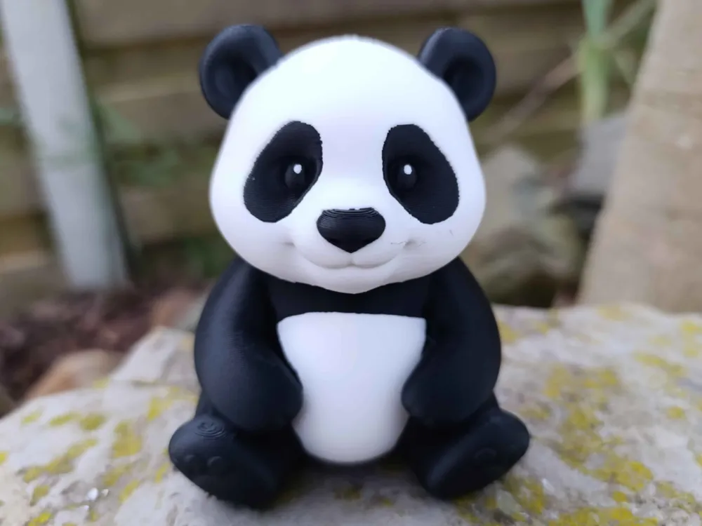 Cute Panda Figure - Free 3D Print Model - MakerWorld