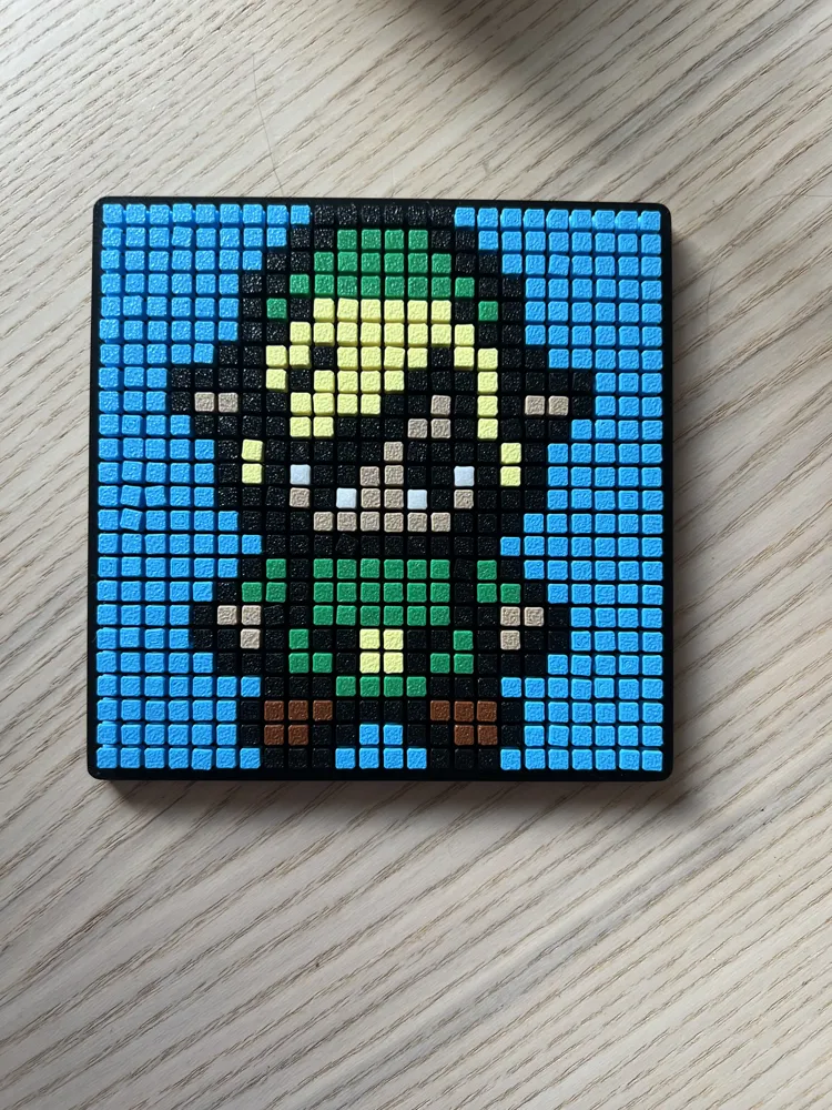 Link Pixel Puzzle art by GBPhillips MakerWorld: Download Free 3D Models
