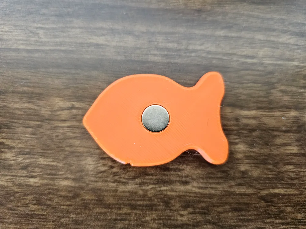 Goldfish Cracker Fridge Magnet Remixed by Fast3D MakerWorld: Download ...