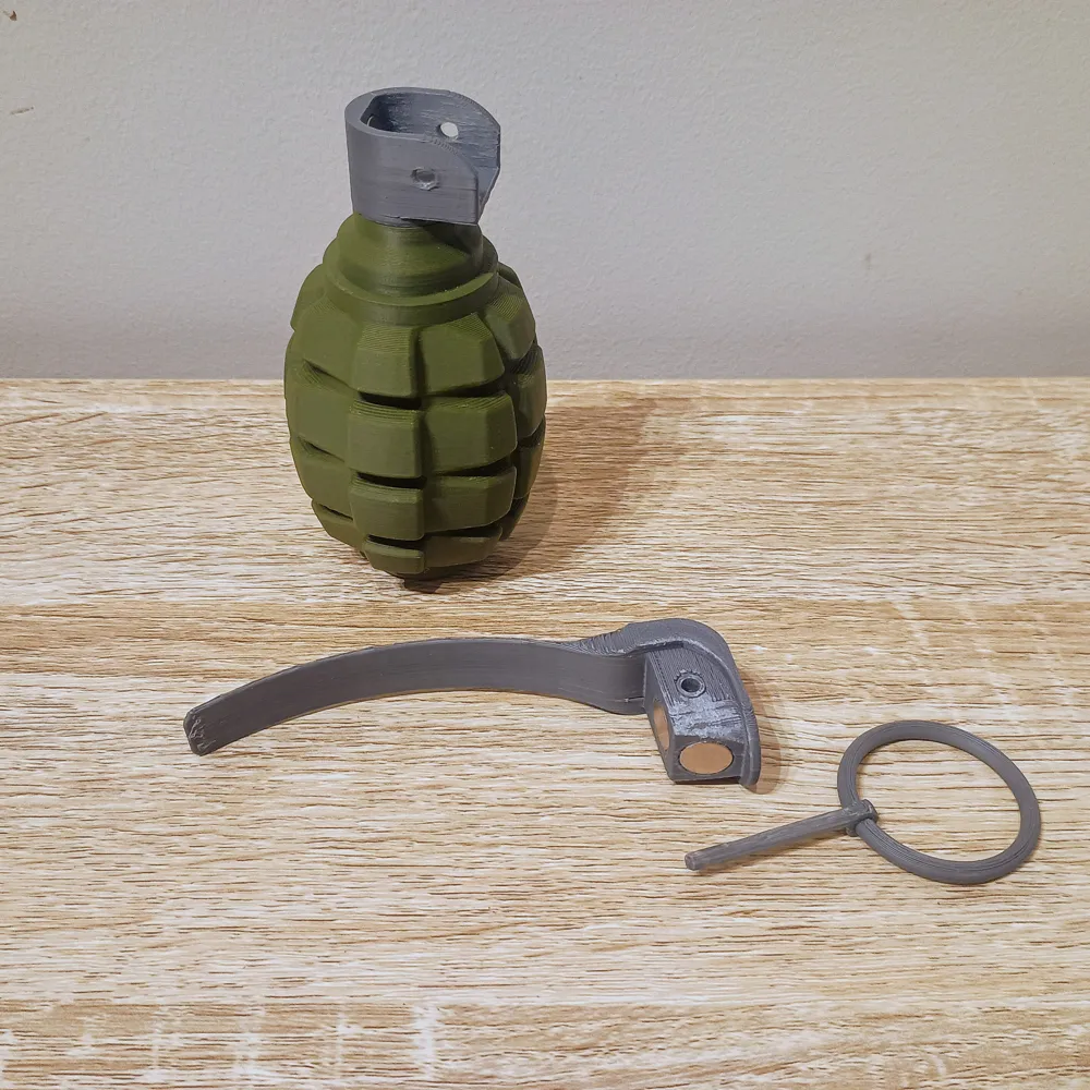 Soviet-Inspired Magnetic Spoon Action Grenade by ASTDrones MakerWorld ...