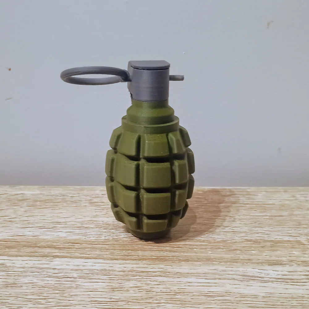 Soviet-Inspired Magnetic Spoon Action Grenade - Free 3D Print Model ...
