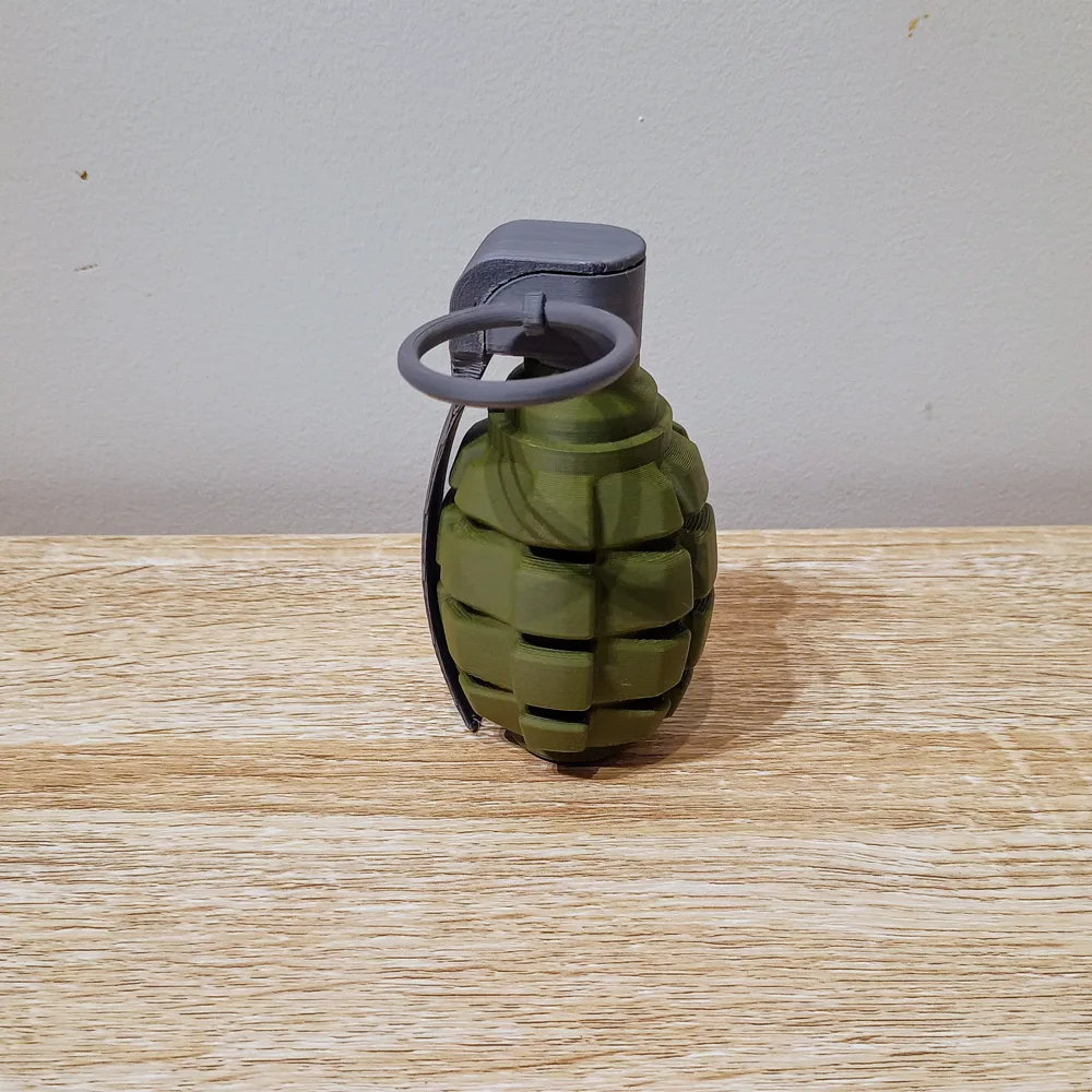 Soviet-Inspired Magnetic Spoon Action Grenade - Free 3D Print Model ...