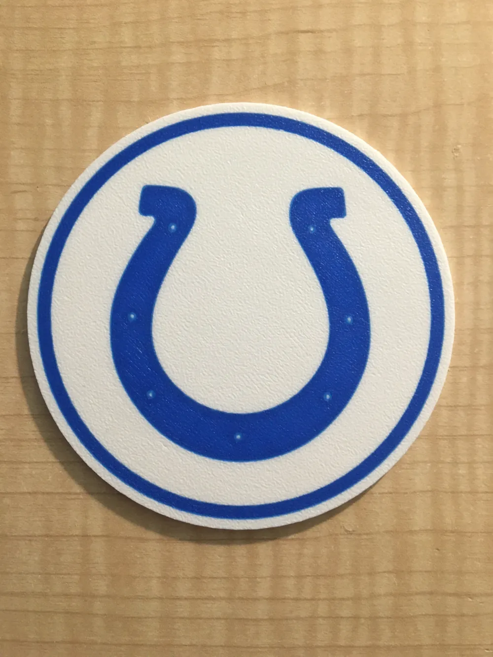 Colts coasters by MarsGuy57 - MakerWorld