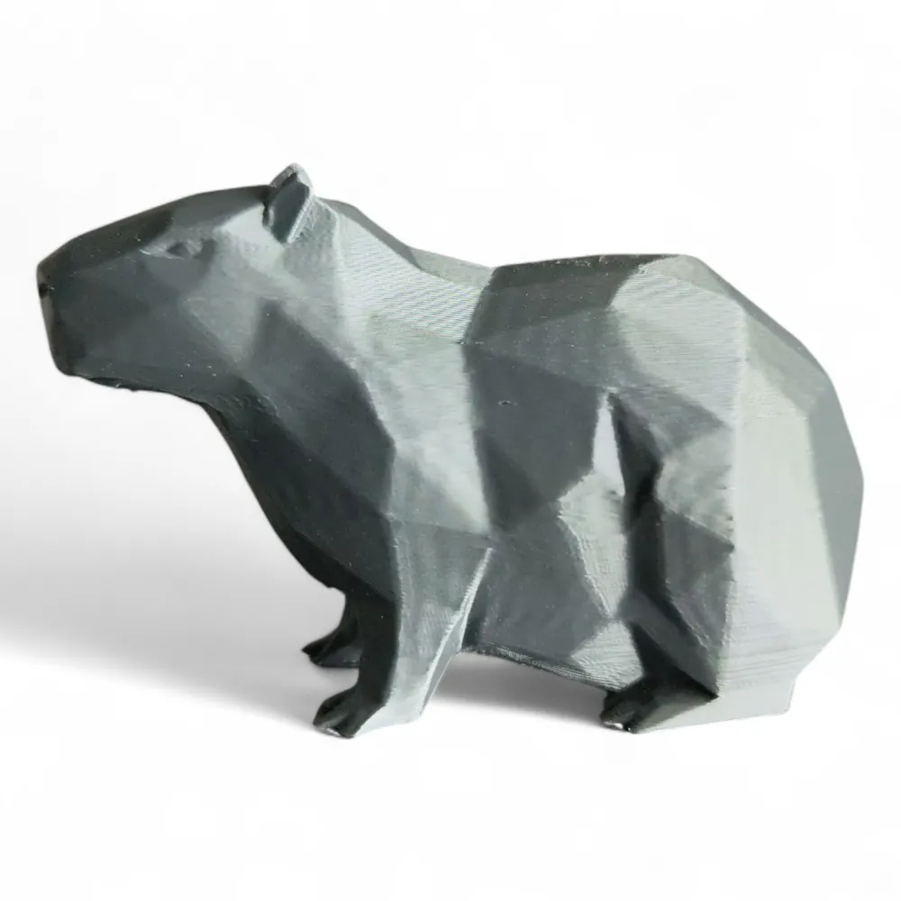 Decorative Low Poly Capybara by Caos MakerWorld: Download Free 3D Models