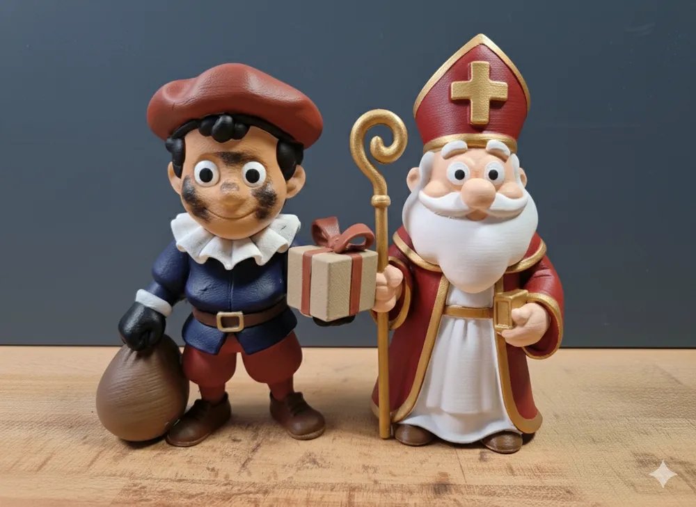 Piet van Sinterklaas (cartoon) - Free 3D Print Model - MakerWorld