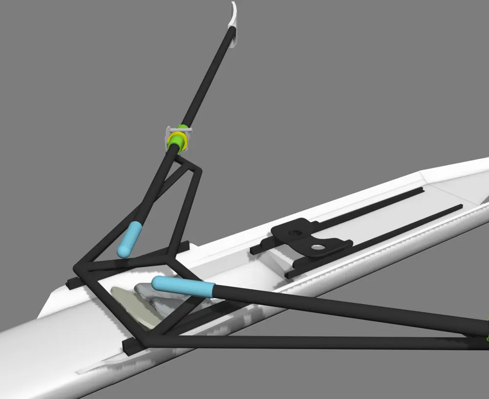 1:10 sculling racing shell rowing boat by Hacky97 MakerWorld: Download ...