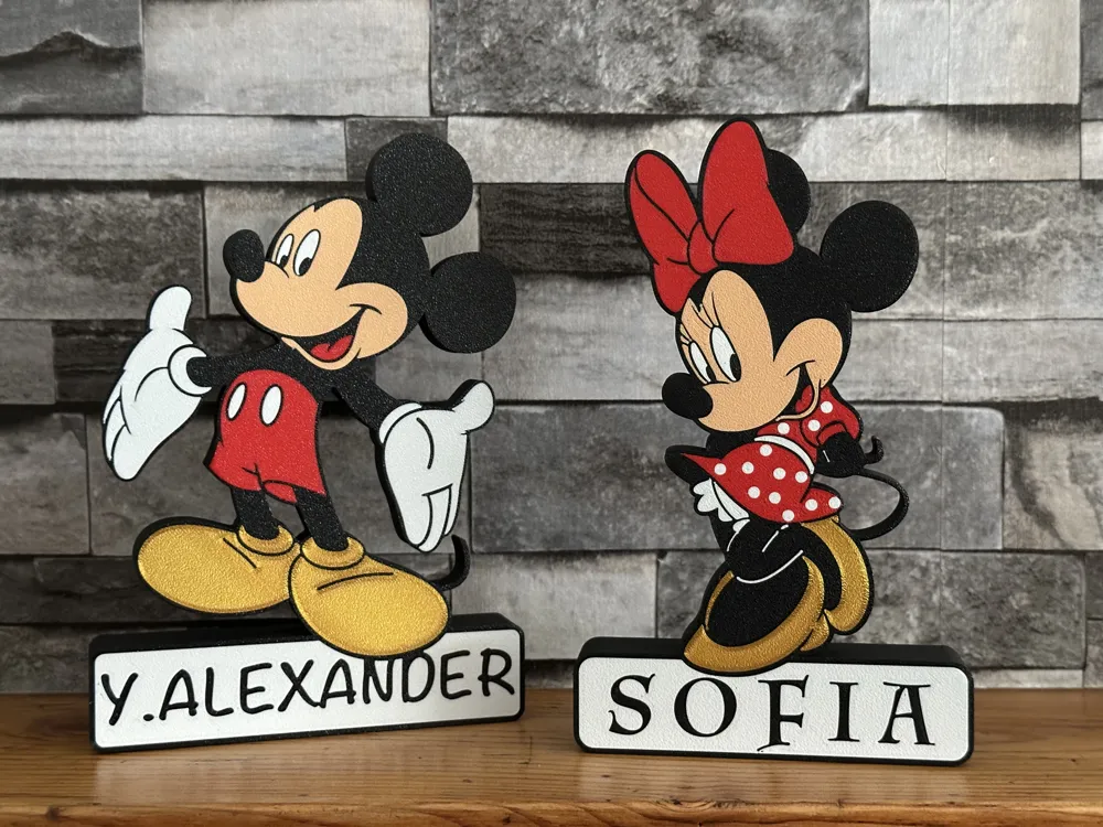 Mickey Mouse decorative, customizable by Raulin MakerWorld: Download ...