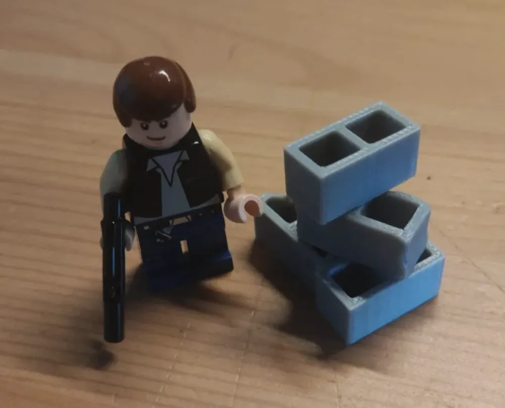 Stackable Miniature Cinder Blocks - Free 3D Print Model - MakerWorld
