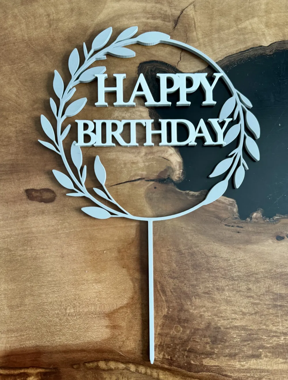Happy Birthday Cake topper decoration by Blacky727 MakerWorld: Download ...