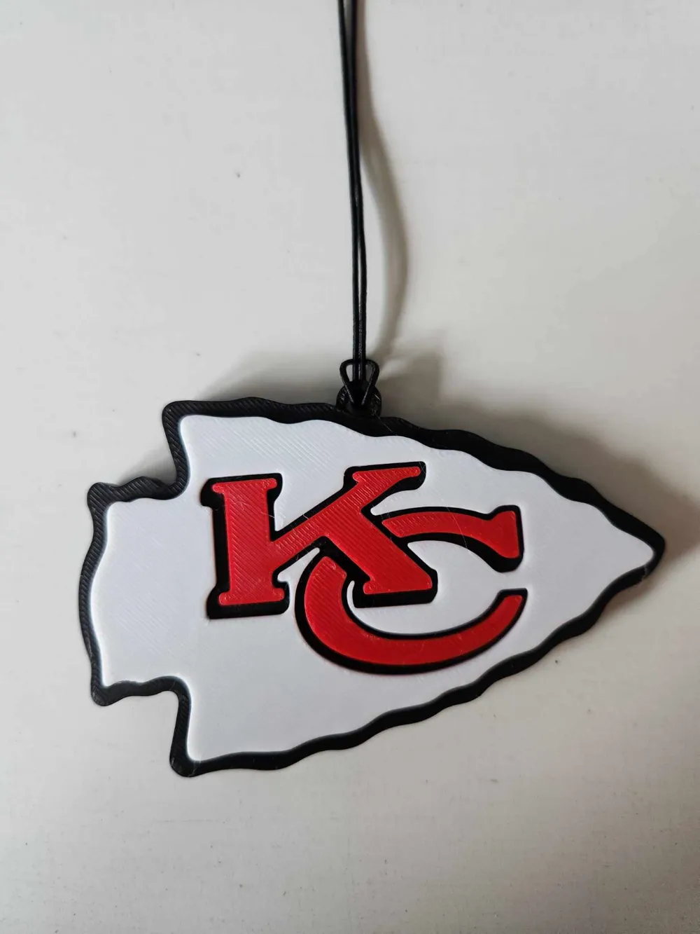 Kansas City Chiefs Car Rearview Mirror Ornament - Free 3D Print Model ...