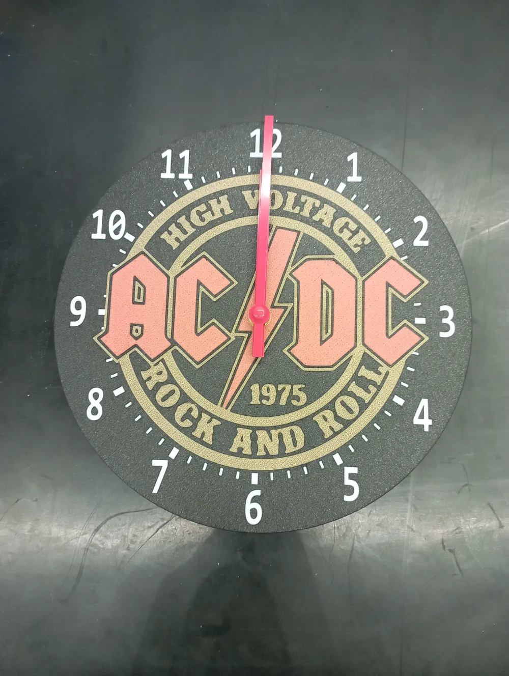 AC DC wall clock - Free 3D Print Model - MakerWorld
