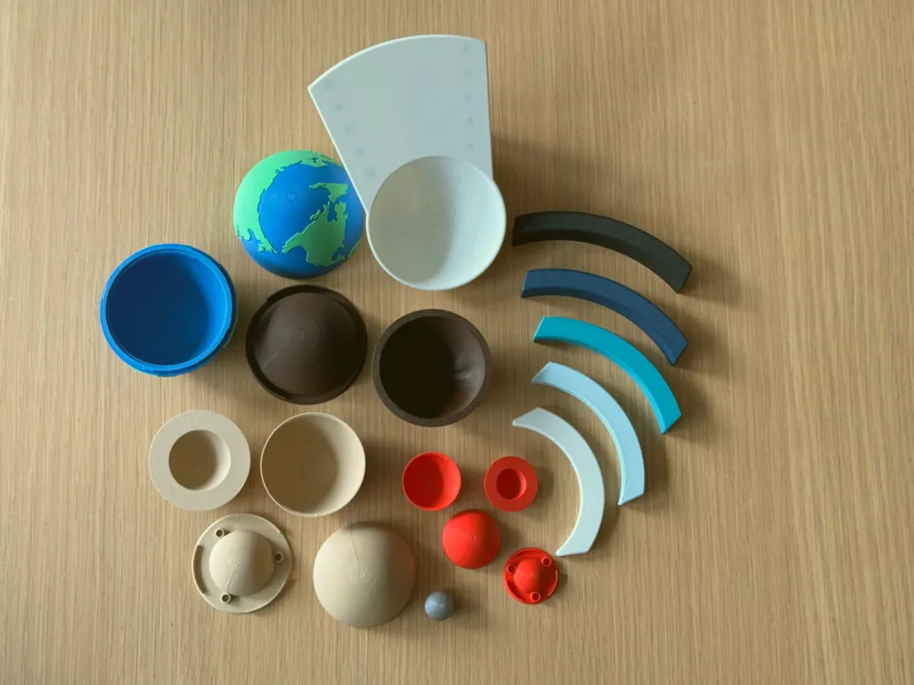 Earth & Atmosphere Layers - Free 3D Print Model - MakerWorld