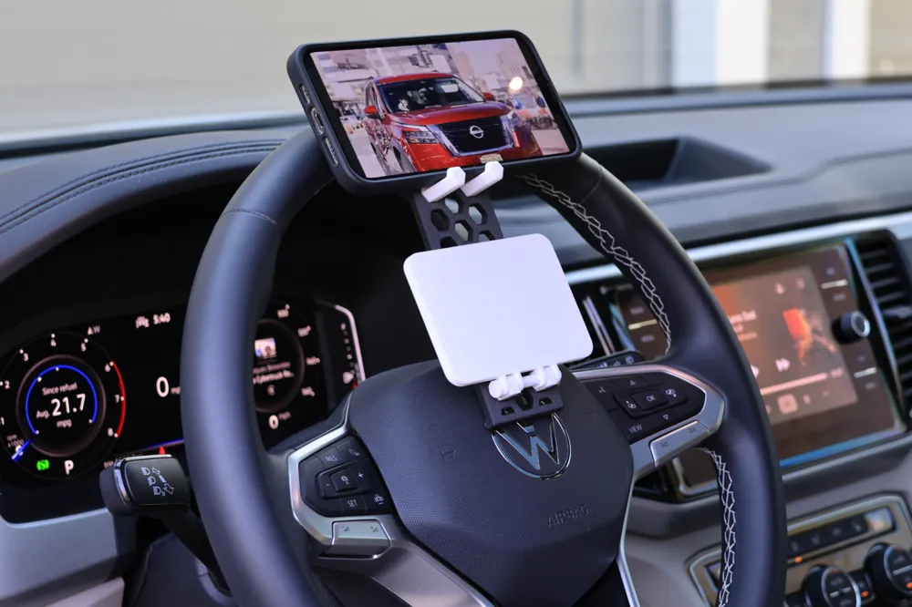 Modular Steering Wheel Mount Phones and Tablets - Free 3D Print Model ...