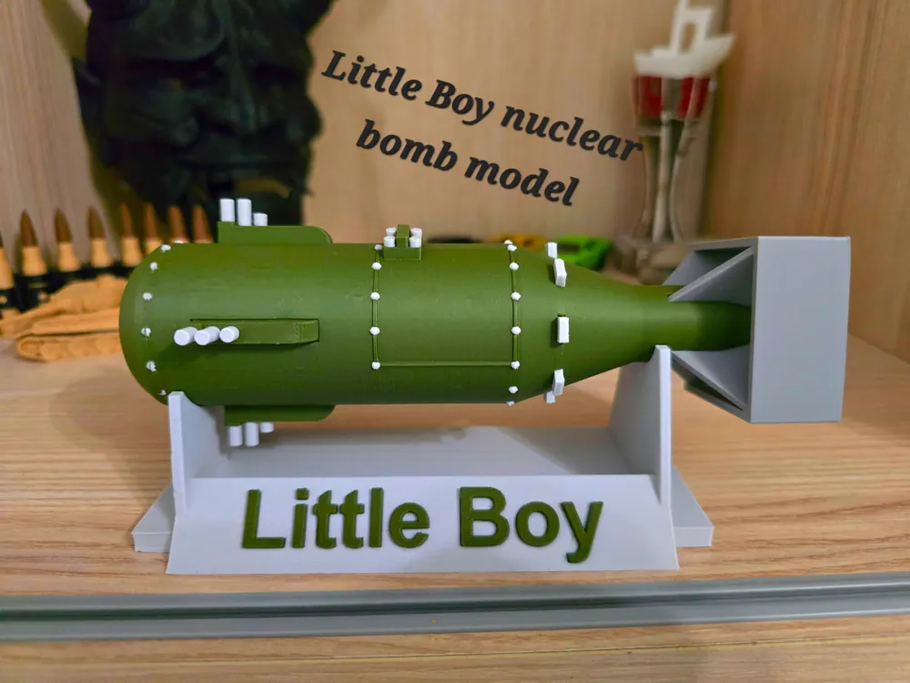 LITTLE BOY / atomic bomb model - Free 3D Print Model - MakerWorld