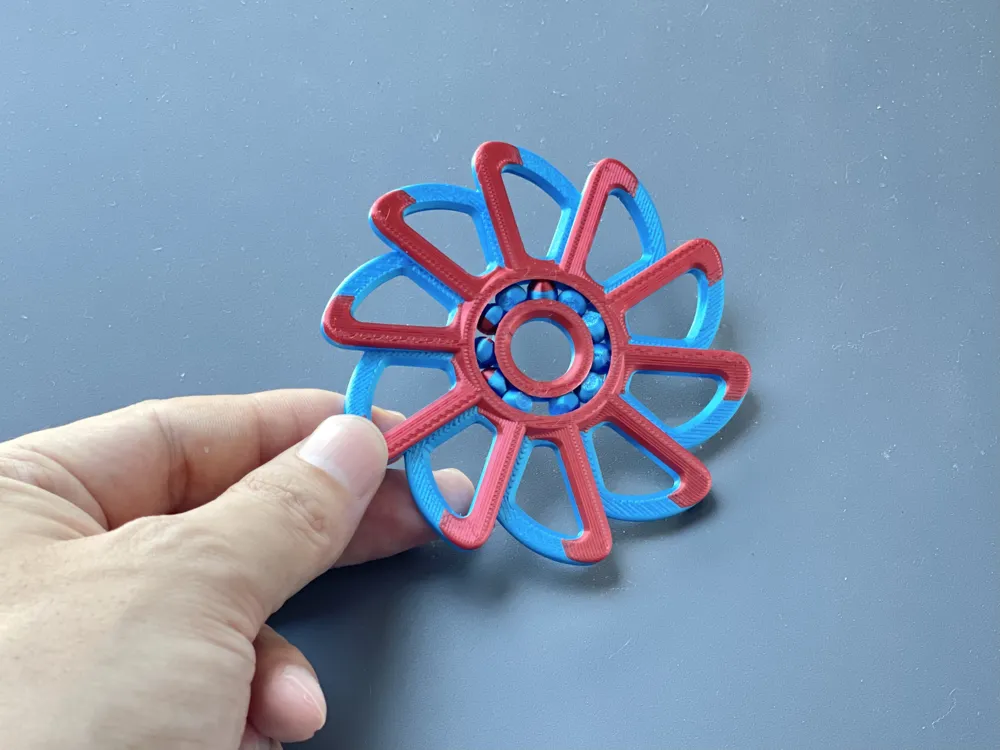 3D Printed Fidget Spinner Dart (Pinwheel) by 上进的up主 MakerWorld ...