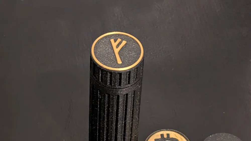 Ledger Nano X Seguro Motivacional Bitcoin (BTC) & Fehu Rune por ZuSanLi ...